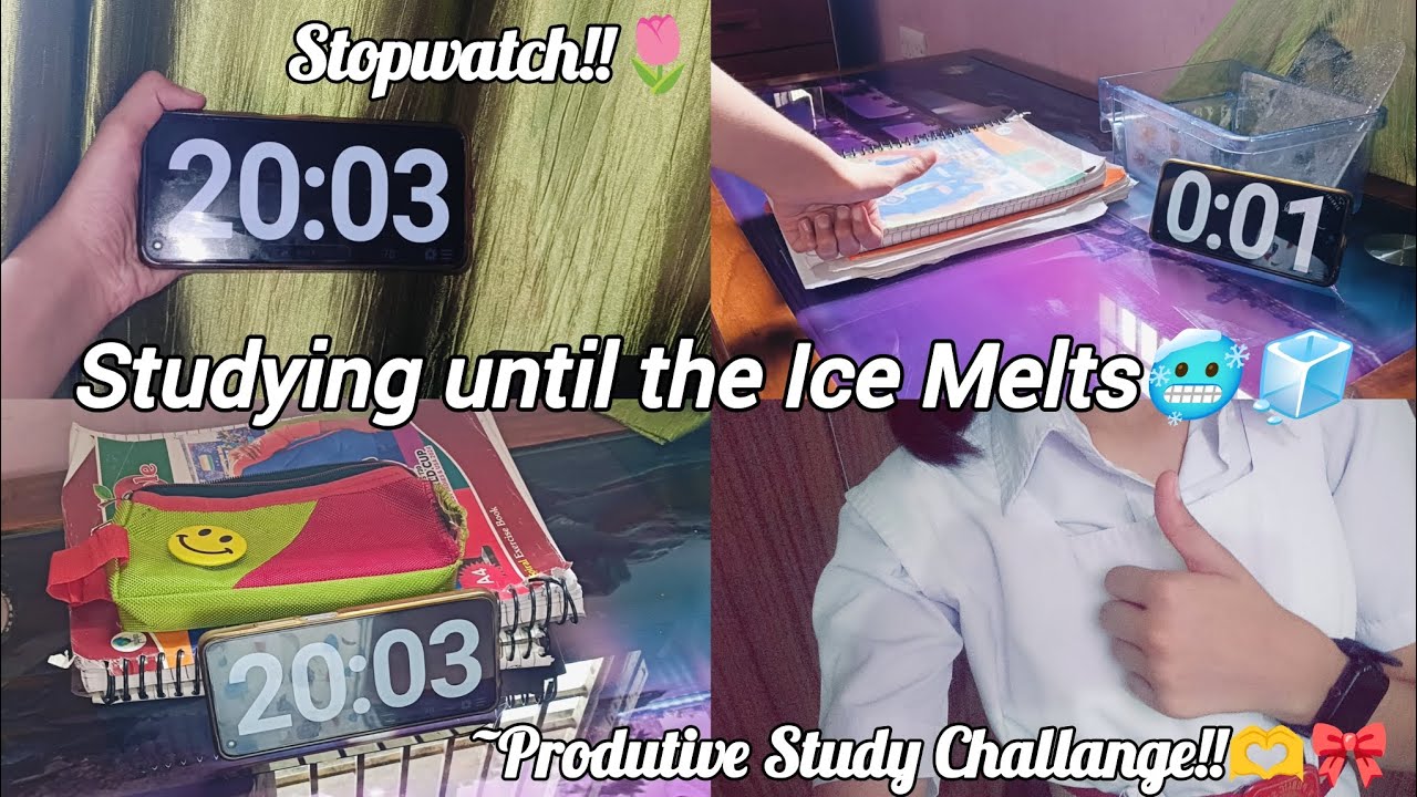 Studying Until The Ice Melts🧊🥶| Produtive indian study vlog as a 7th ...