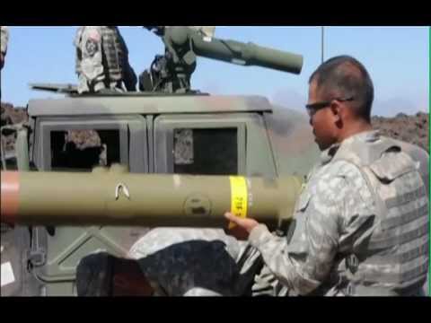 Military News - Tow Missile Launch, optically tracked, wire command ...