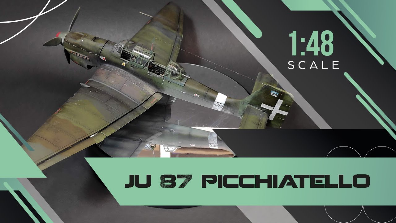 JU87 Picchiatello - Itallieri - 1/48 Scale - Scale modeling. - YouTube