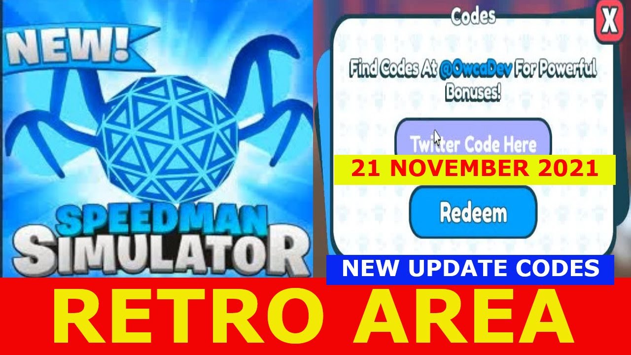 NEW UPDATE CODES [RETRO] ALL CODES! Speedman Simulator ROBLOX ...