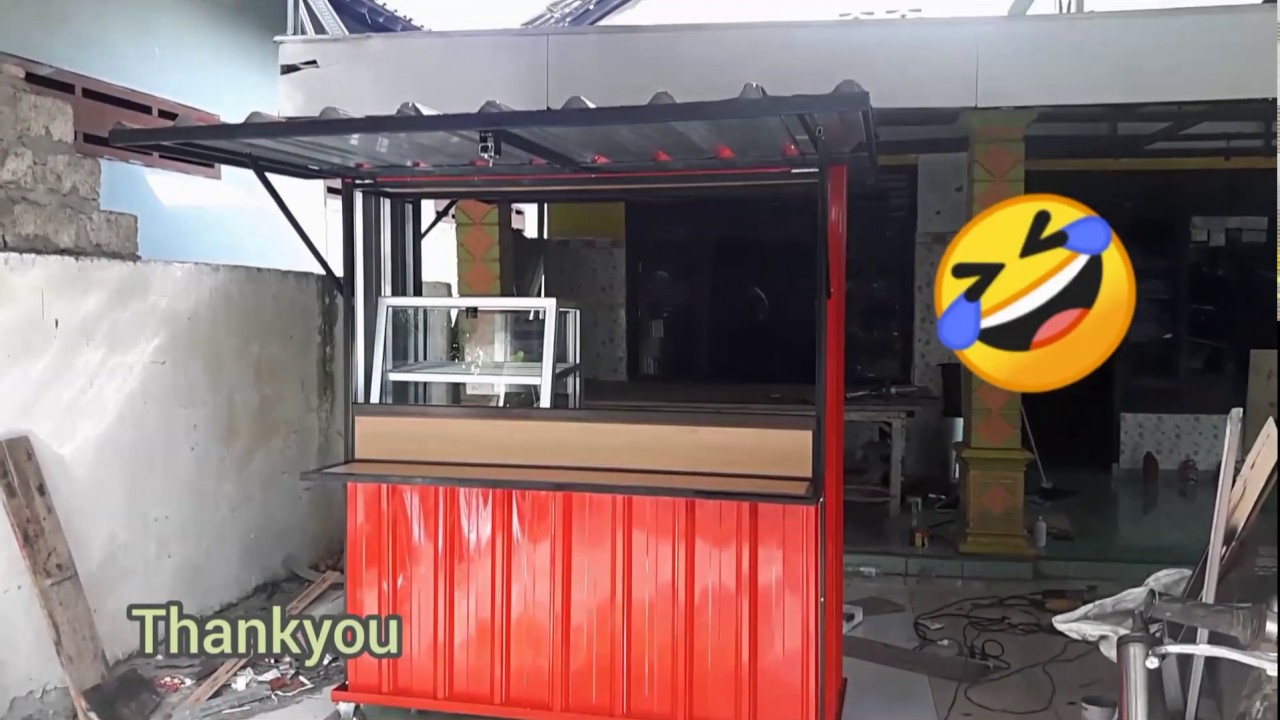 Booth Container/Gerobak Container Minimalis - YouTube