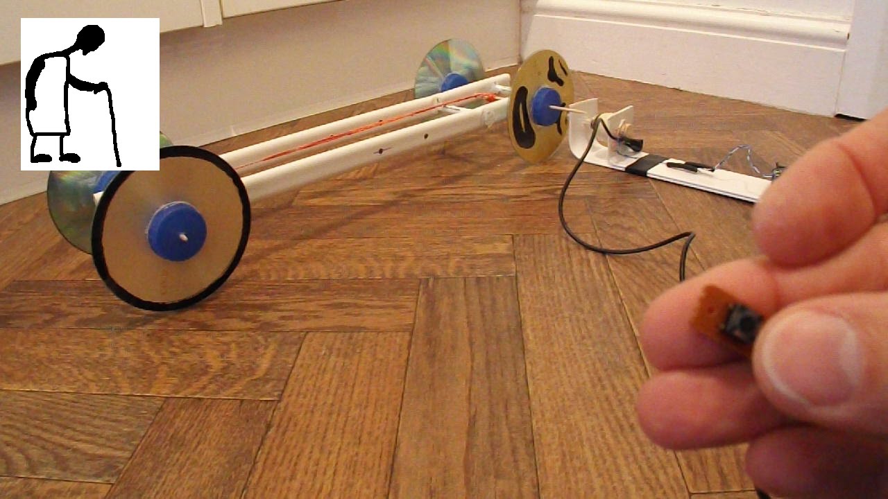 Remote release for rubber band powered car - part 1 - YouTube