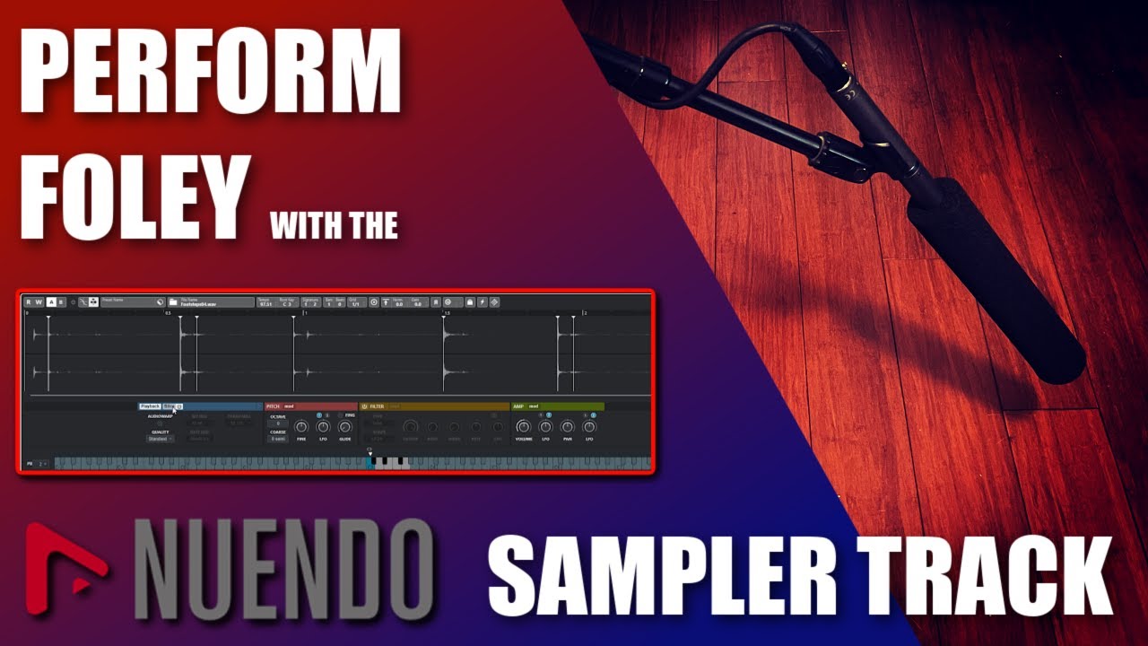Performing Foley with the Nuendo Sampler Track - YouTube
