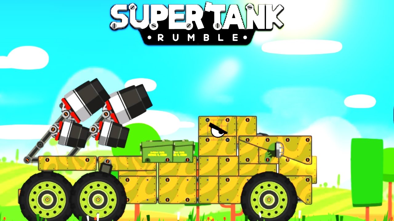 Super Tank Rumble Creations - Artillery Tank - Katyusha - YouTube