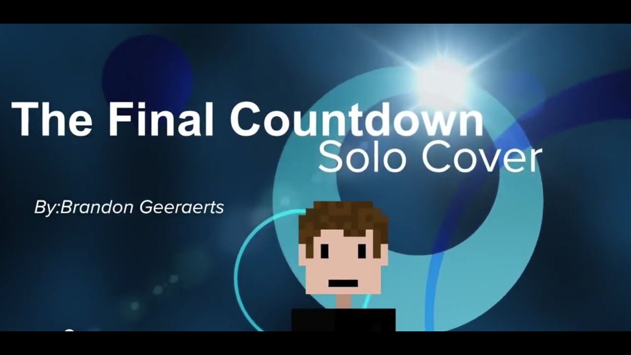 Europe-The Final Countdown Solo Cover - YouTube