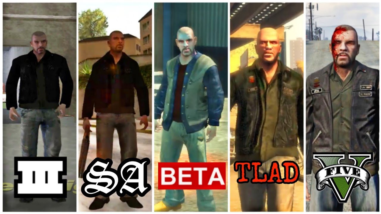 Evolution of Johnny Klebitz in GTA Games | JOHNNY Visits Every GTA MAP ...