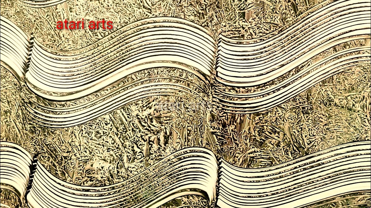 Stylish Wall Design Texture Grain With Diy | Atari Arts - YouTube