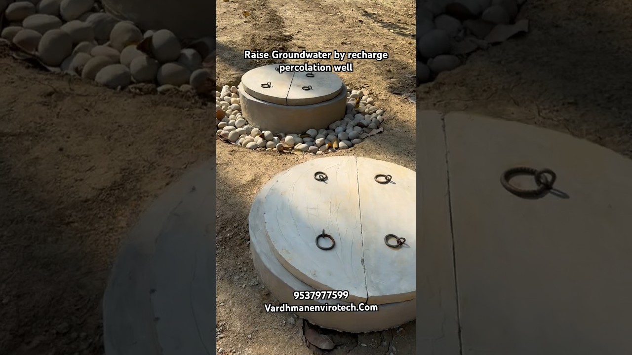 Recharge percolation well #groundwater #rainwaterharvesting #varansi ...
