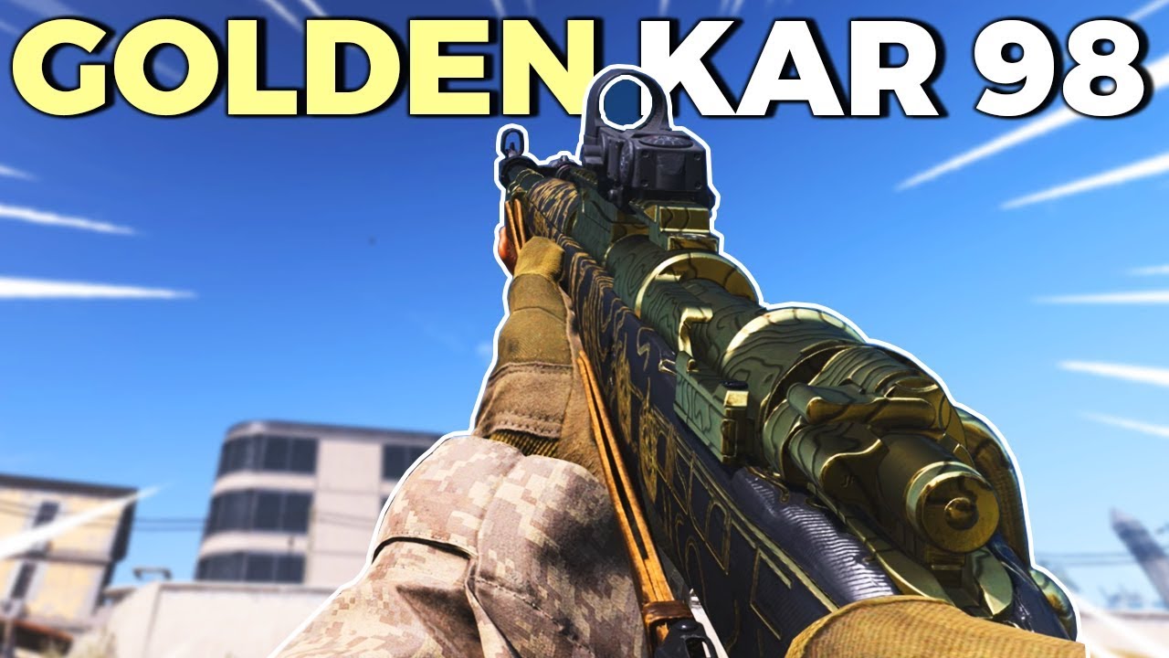 Modern Warfare | Aggressive Plays! Golden Kar 98 Gameplay - YouTube