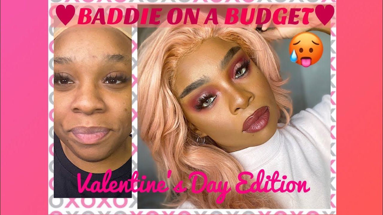 BADDIE ON A BUDGET! VALENTINE’S DAY DRUGSTORE MAKEUP TUTORIAL ️ (MEDIUM ...