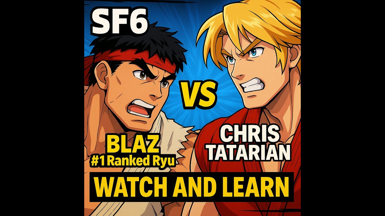 SF6 #1 Ryu (BLAZ) vs Chris Tatarian Ken Pro Match Breakdown - YouTube