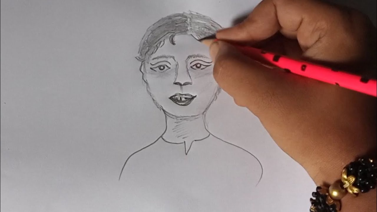 Khudiram Bose sketch drawing Step by step /khudiram Bose/ how to draw ...