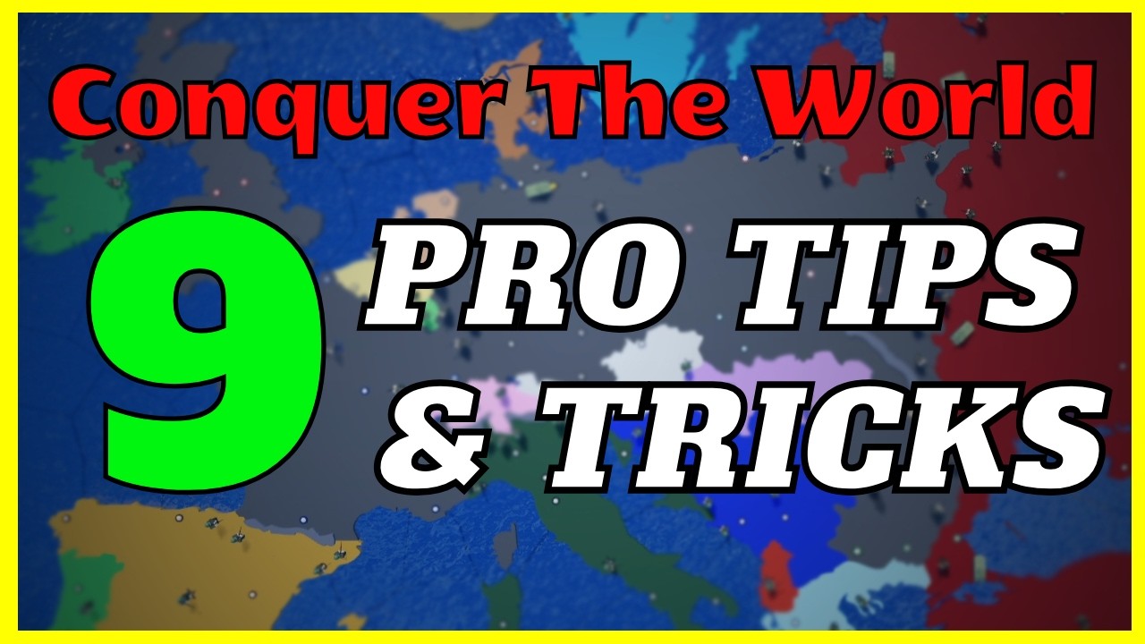 9 BEST Tips & Tricks You NEED To Know! | ROBLOX CONQUER THE WORLD - YouTube