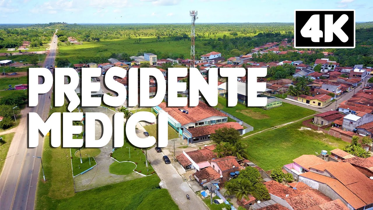 PRESIDENTE MEDICI VISTA DE CIMA - 4K - YouTube