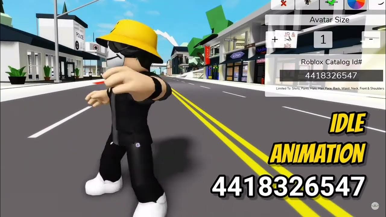 NEW!! SECRET IDLE ANIMATION ID/Code Di Brookhaven RP - Roblox - YouTube