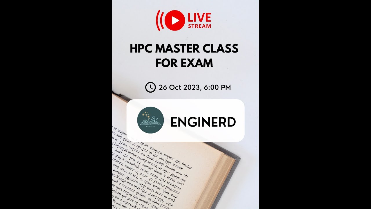 HPC MASTER CLASS - YouTube