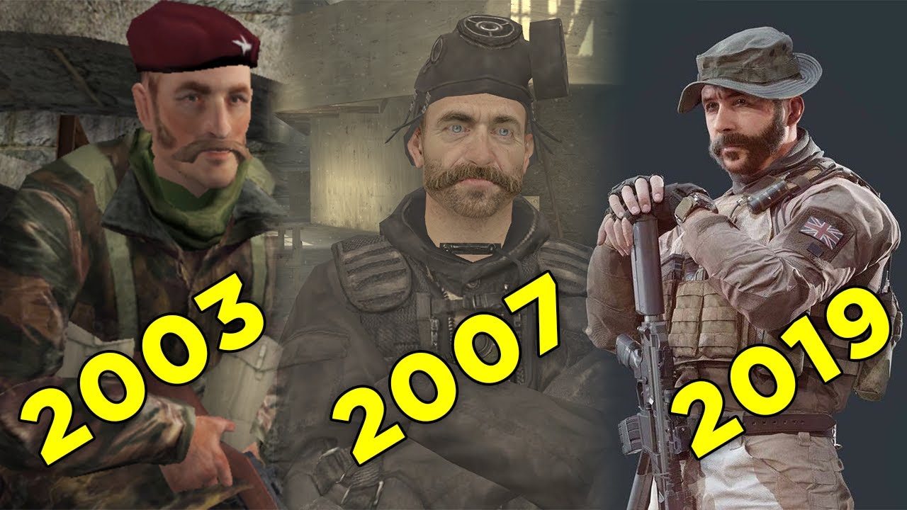 Captain Price Evolution in Call of Duty Games (2003 - 2019) - YouTube