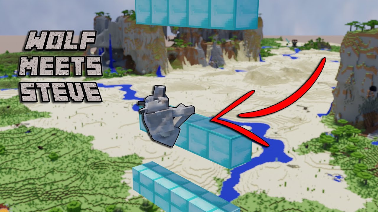 Steve Befriends A Wolf - Minecraft - YouTube