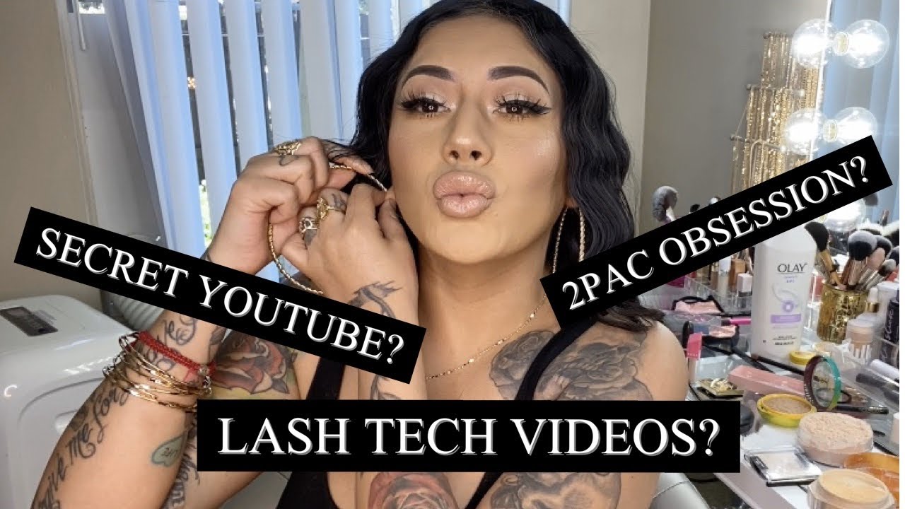 GRWM: BADDIE TALKS, LASH TECH, 2PAC OBSESSION, YOUTUBE - YouTube