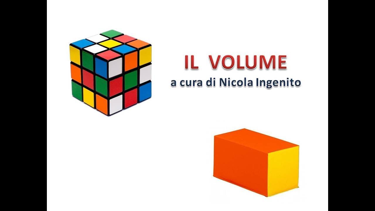 Il volume dei solidi - YouTube