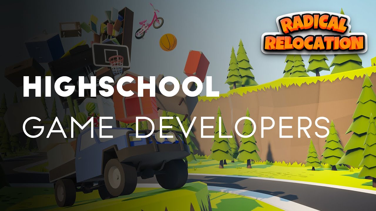 Behind the scenes of high school indie game developers: Radical Relocation - YouTube