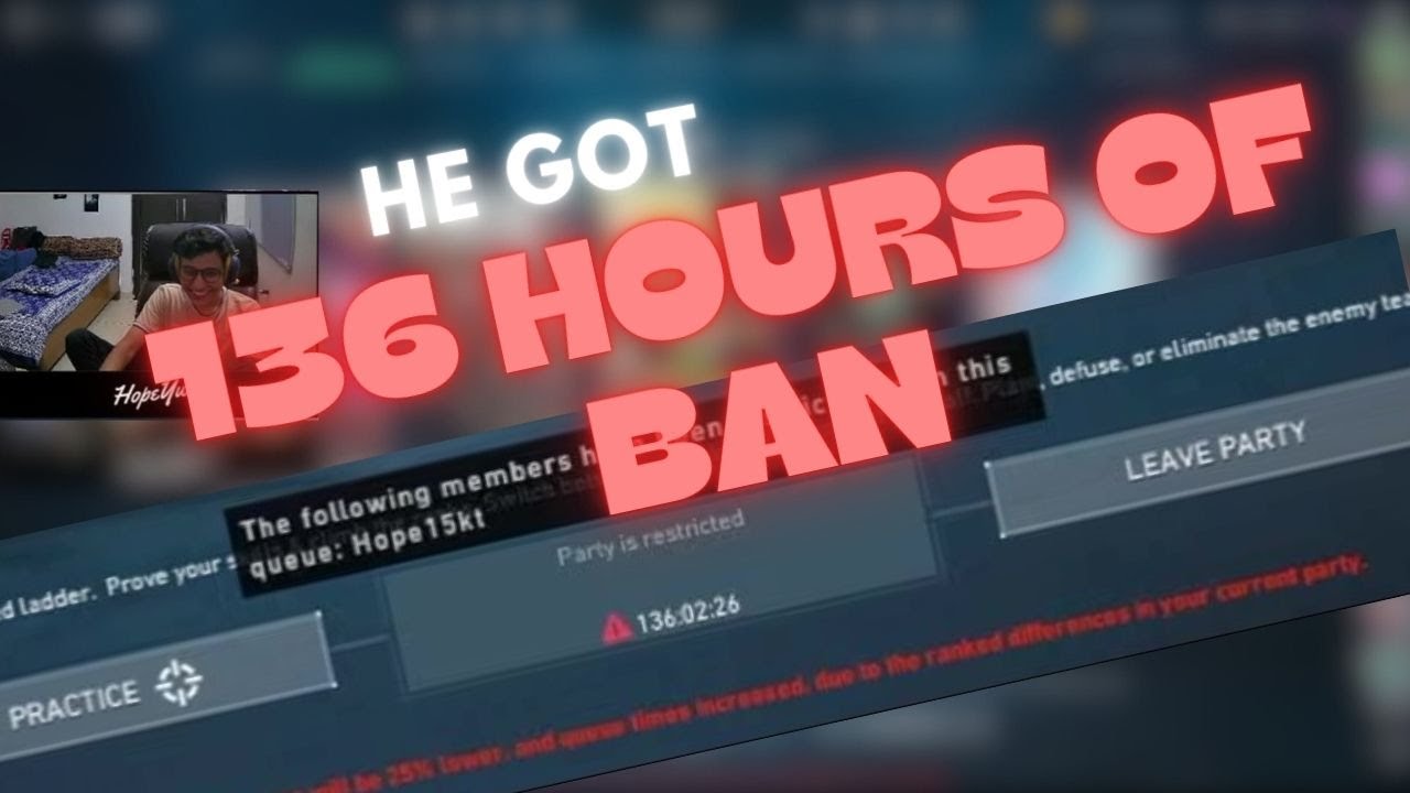136 hours ban in valorant || Funny highlight || #valorant # ...