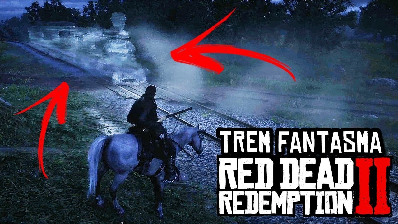 SURREAL!! O TREM FANTASMA realmente EXISTE - RED DEAD REDEMPTION 2 ...