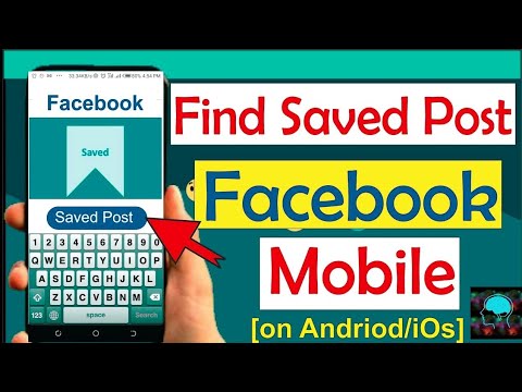 How to Find Saved Items on Facebook and How to Share Saved Item to ...
