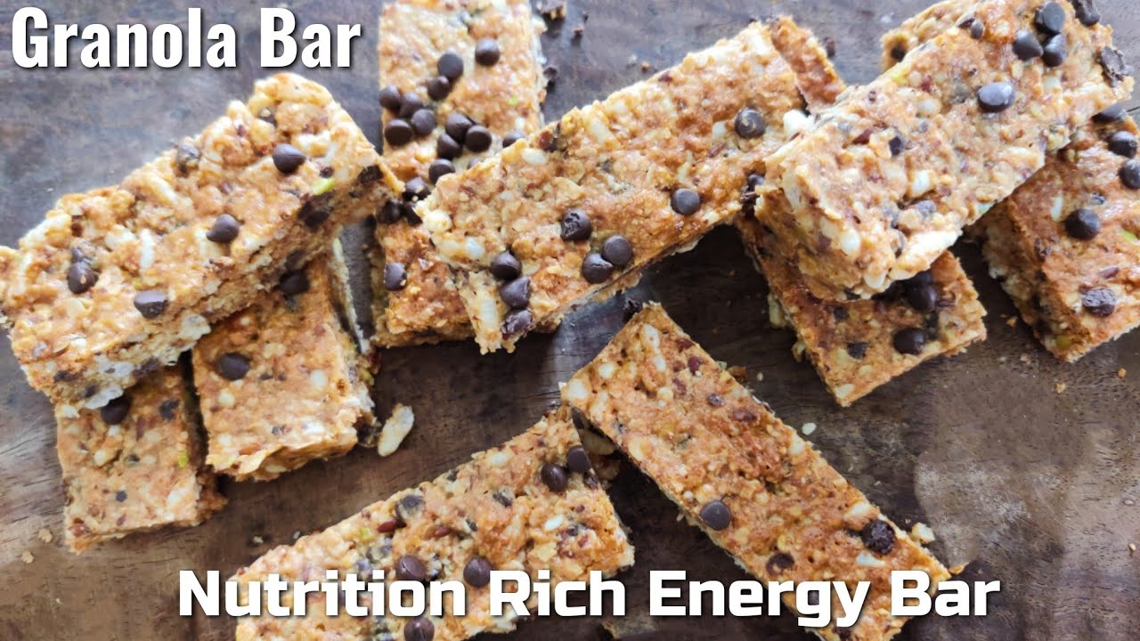 Nutrition rich Energy Bar | Granola Bar | Healthy pre-workout Snack ...
