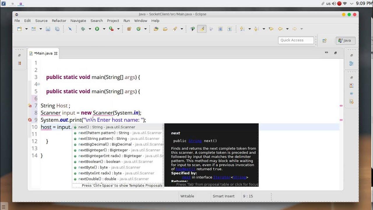 59 JAVA Networking Chat Server Client TCP - YouTube