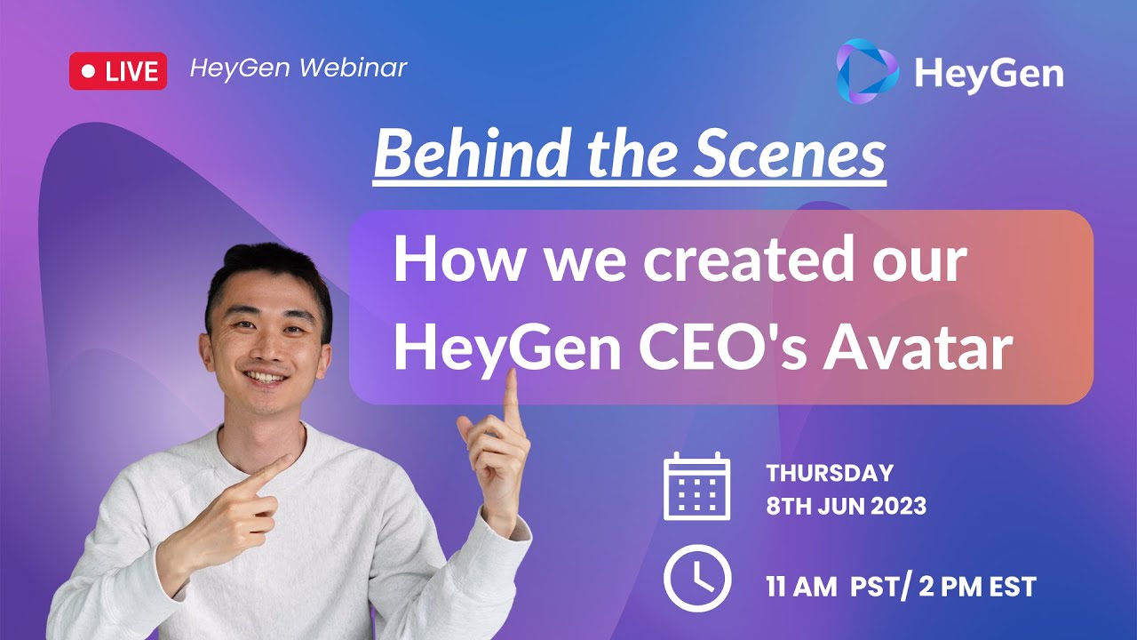 Behind the Scenes: How we created our HeyGen CEO’s Avatar - YouTube