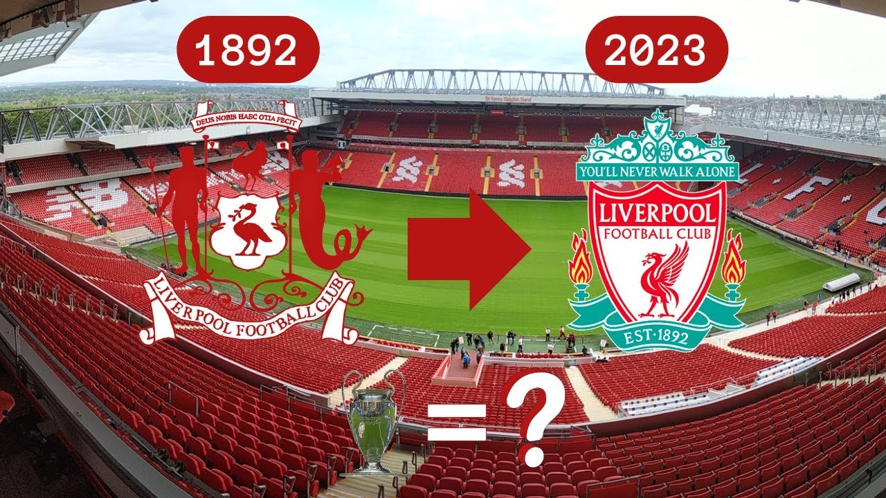 The Evolution of LIVERPOOL FC Logo and Its Trophy || From 1892 ...