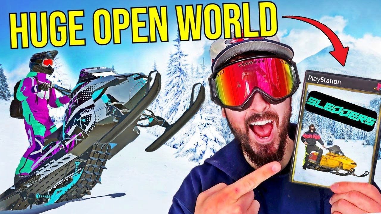 The GREATEST Snowmobile Game EVER! (First Gameplay SLEDDDERS) - YouTube