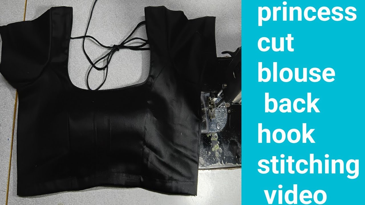 princess cut blouse stitching ️ live with back hook - YouTube