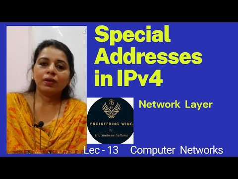 lec13-Special addresses in IPv4 |Computer Networks - YouTube