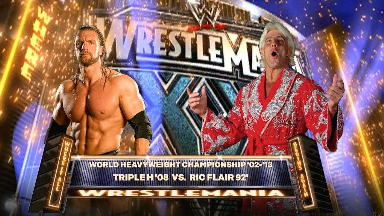 Triple H vs Ric Flair ||WWE2k24 Dream Matches - YouTube