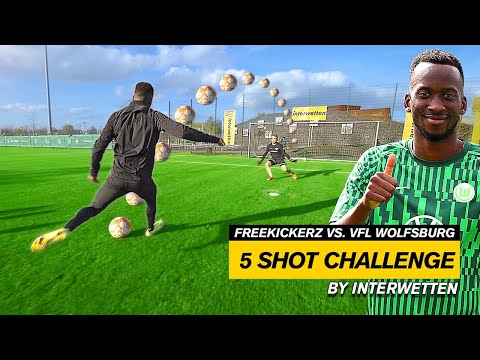 VfL Wolfsburg vs freekickerz - 5 Şut Futbol Mücadelesi