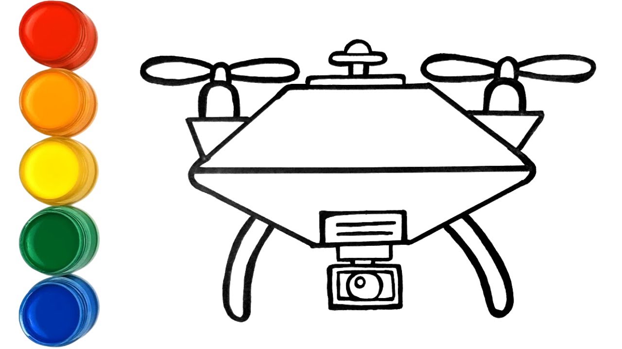 COMO DESENHAR UM DRONE | How To Draw a Drone - YouTube