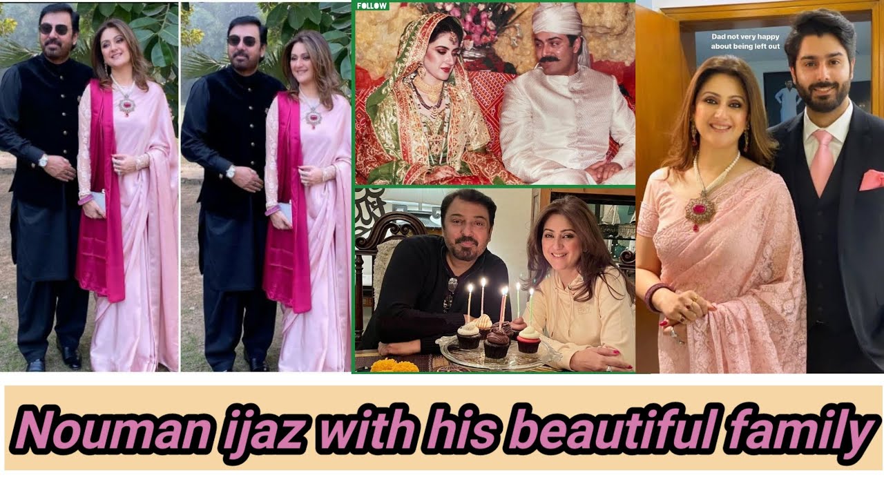 Nouman ijaz with his beautiful family || noman ijaz || zaviyar nouman ...