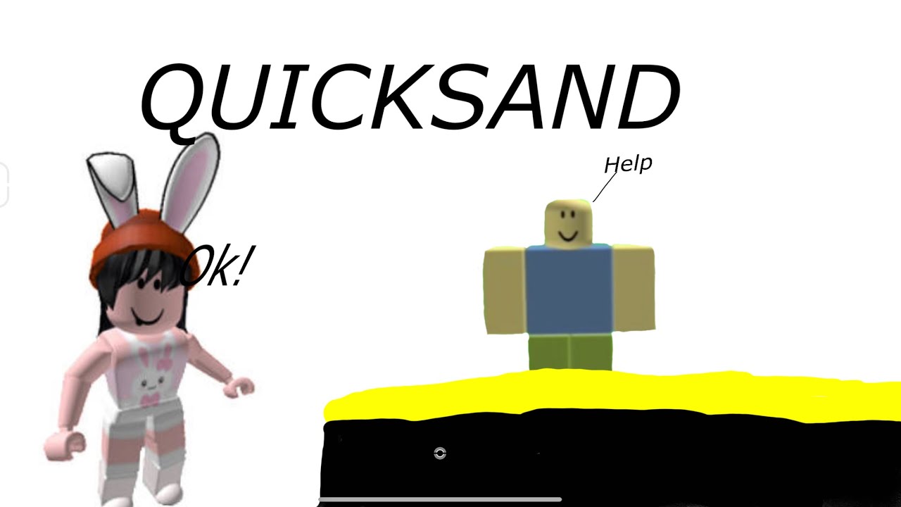 QUICKSAND IN ROBLOX! - YouTube