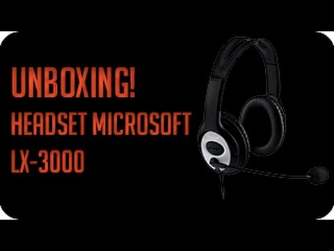 Unboxing y prueba de calidad! Headset Microsoft Lx-3000 - YouTube