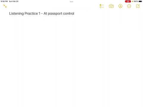 Turkish Listening Practice 1