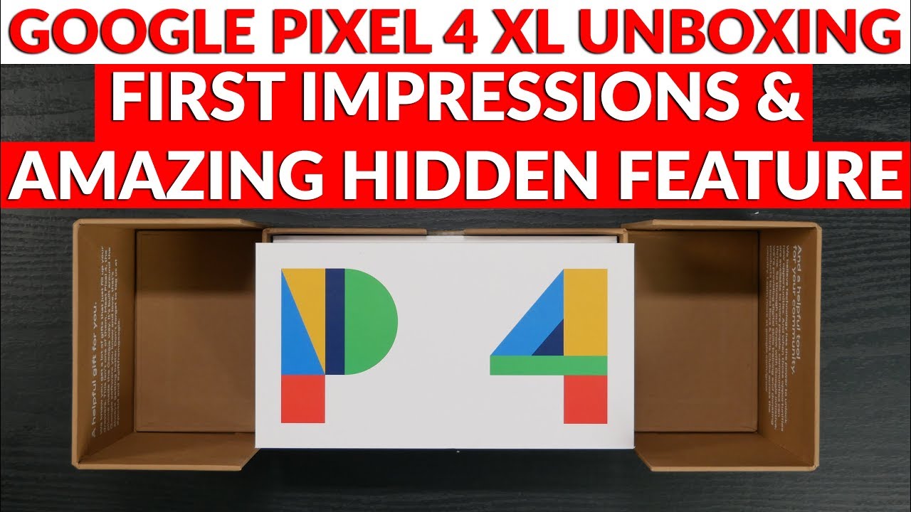 Google Pixel 4 XL Unboxing & First Impressions - Google Added Amazing ...