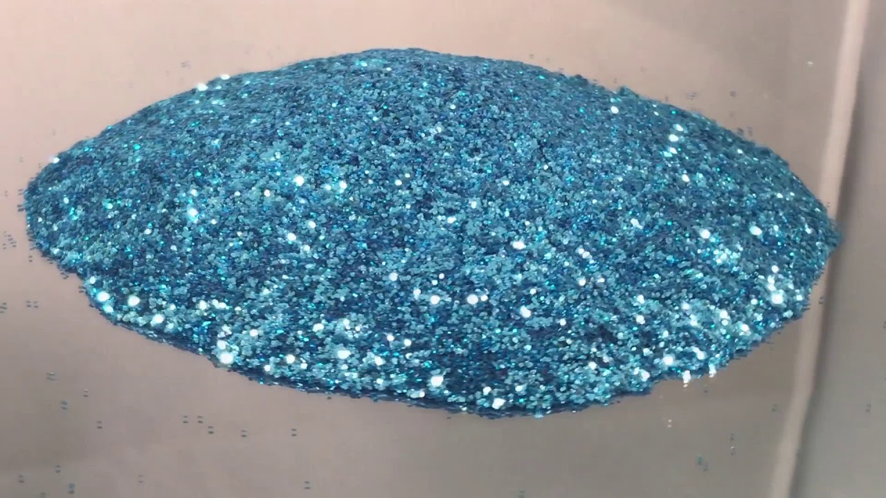Polyflake Glitter Sky Blue - YouTube