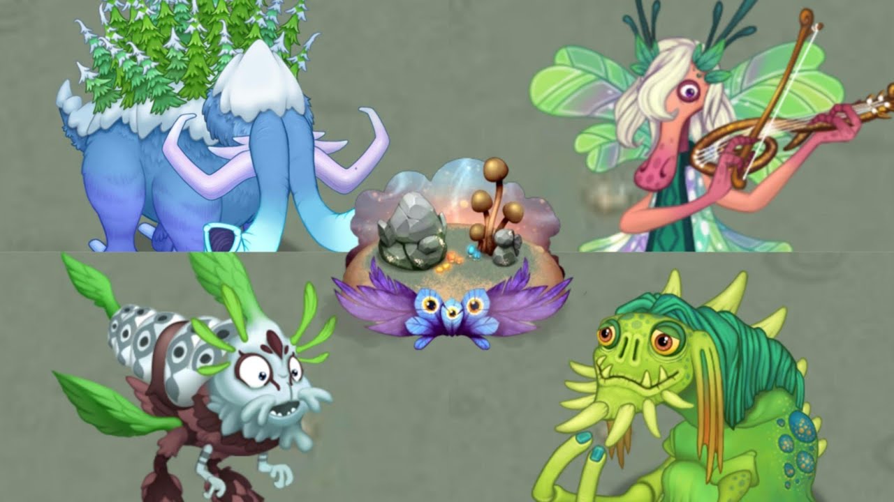 Faerie Island - All Monsters Sounds And Animations - Elements ~ My ...