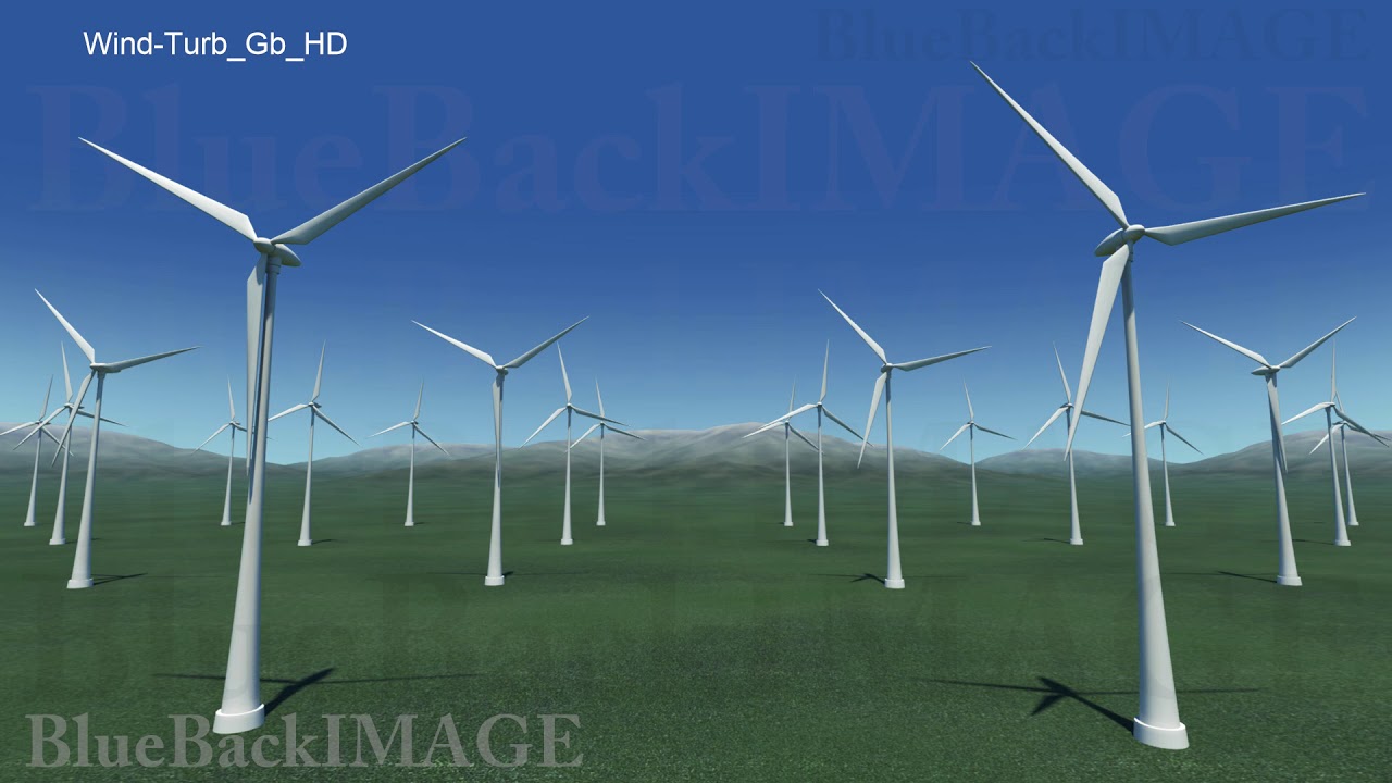 Stock Footage Wind Turbines Renewable Energy Power Green clean Wind ...