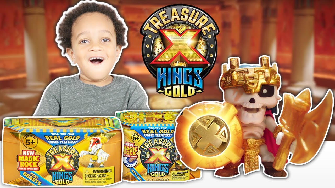 TREASURE X KINGS GOLD HUNTERS AND MYSTICAL BEASTS With RARE Find! - YouTube