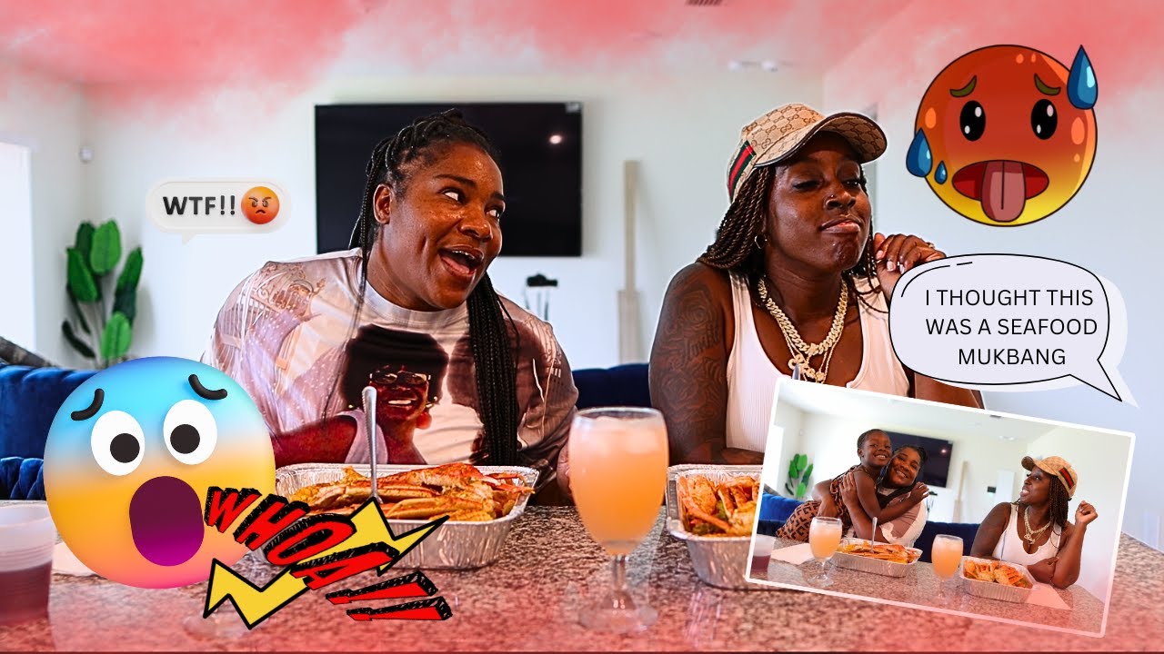 MAMADEE GETS REAL RAW DURING SEAFOOD MUKBANG *MUST WATCH* - YouTube