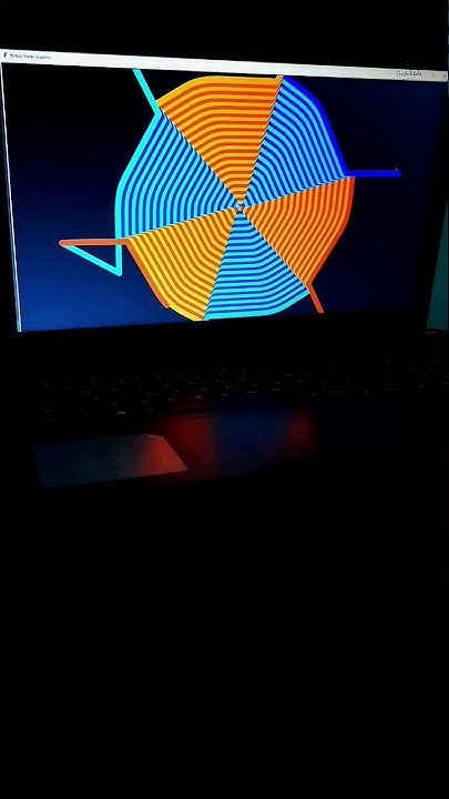 amazing mindblowing illusion made with python turtle animation | whatsapp coding animation | ️🤩 ...