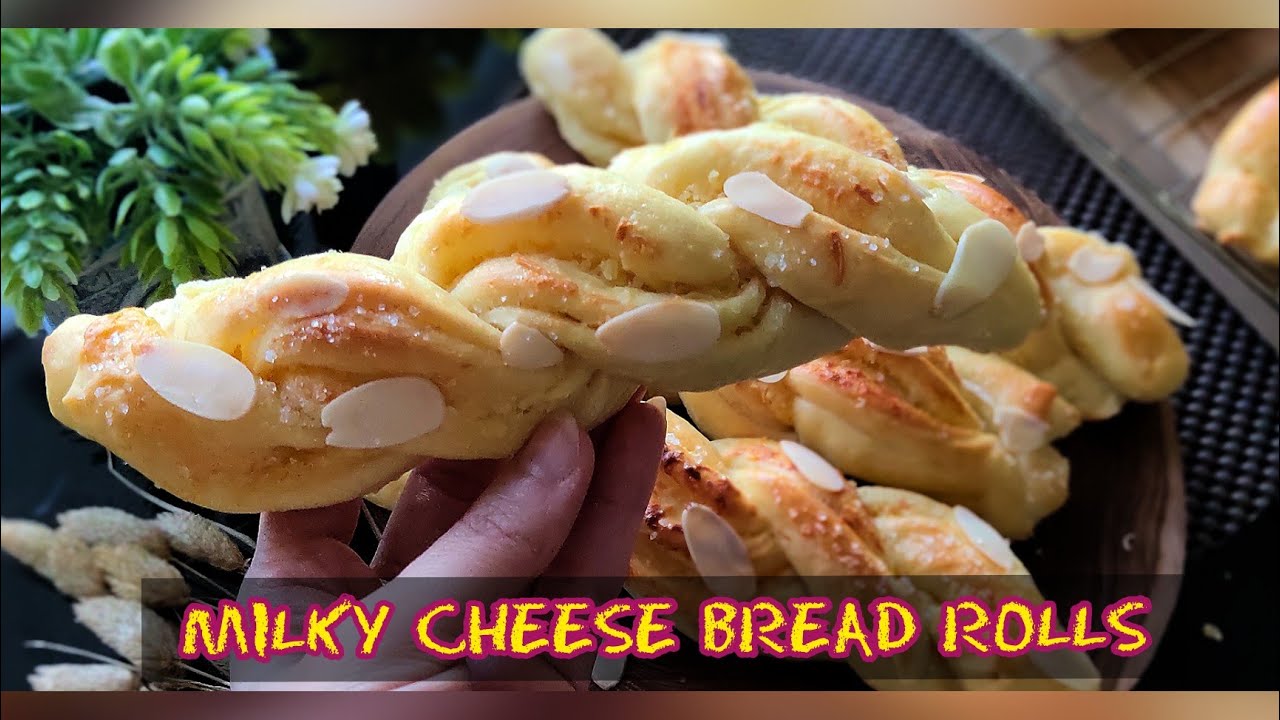 MILKY CHEESE BREAD ROLLS Sponge and Dough Method - YouTube